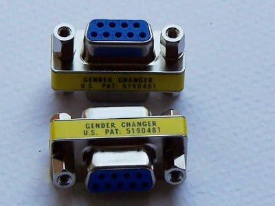 DB9 Female to Female Mini Gender Changer, DB9FF, DB9 FF gender bender ...